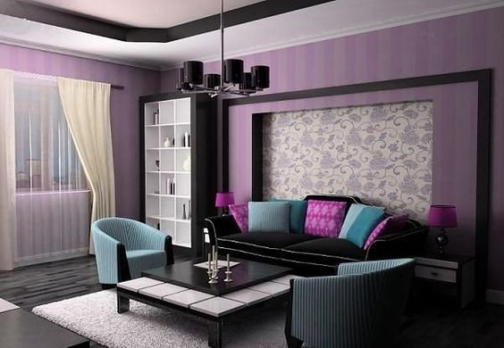 +60 Purple interior design ideas and color combinations 2019