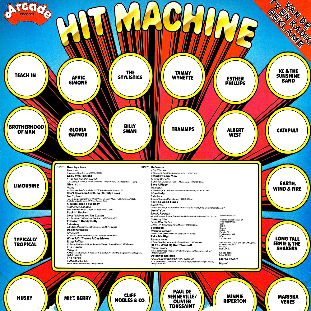 Various - Hit Machine - 22 Original Hits (1975) ~ blog met verzamel albums