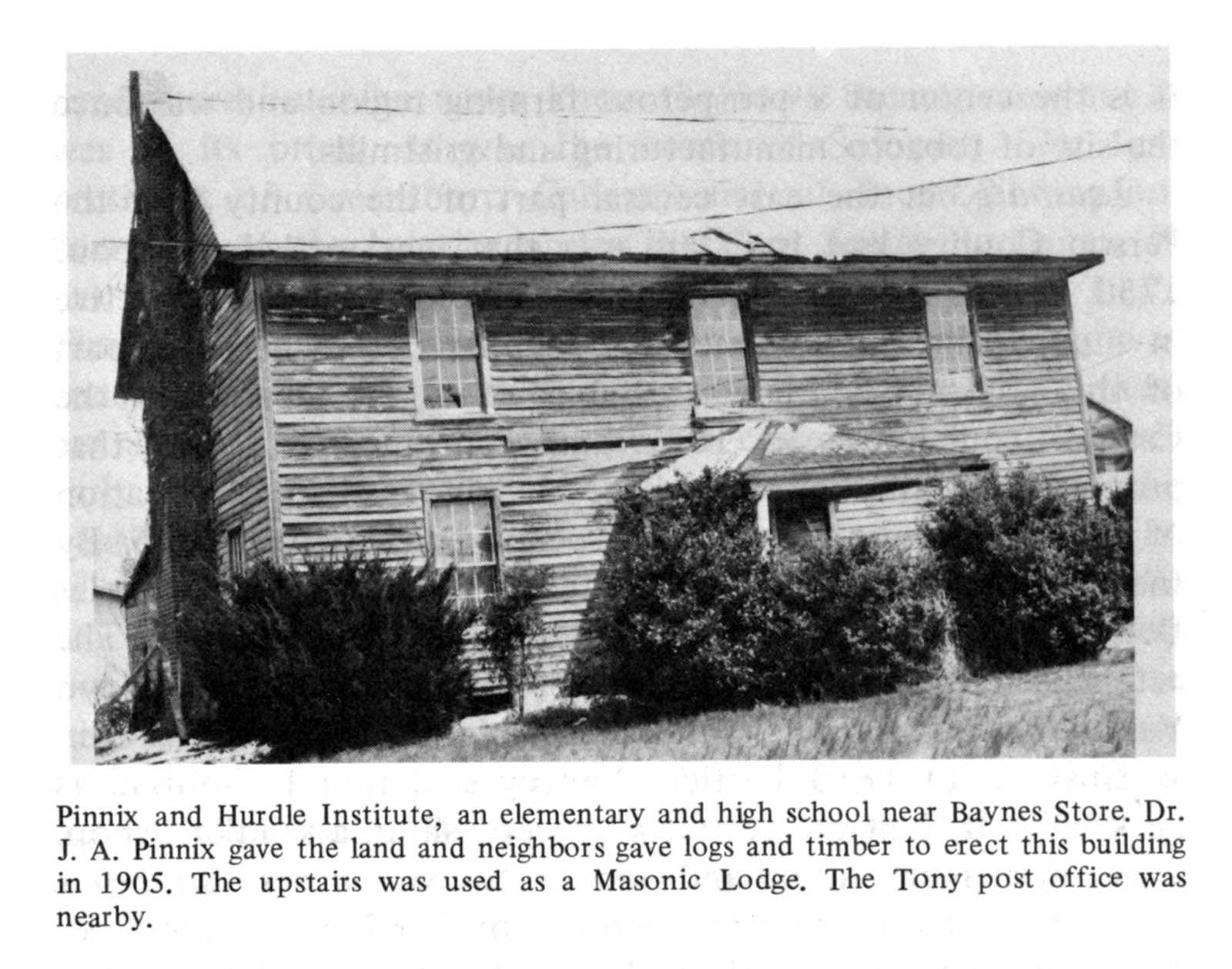 Caswell County North Carolina: Pinnix and Hurdle Institute (Caswell ...