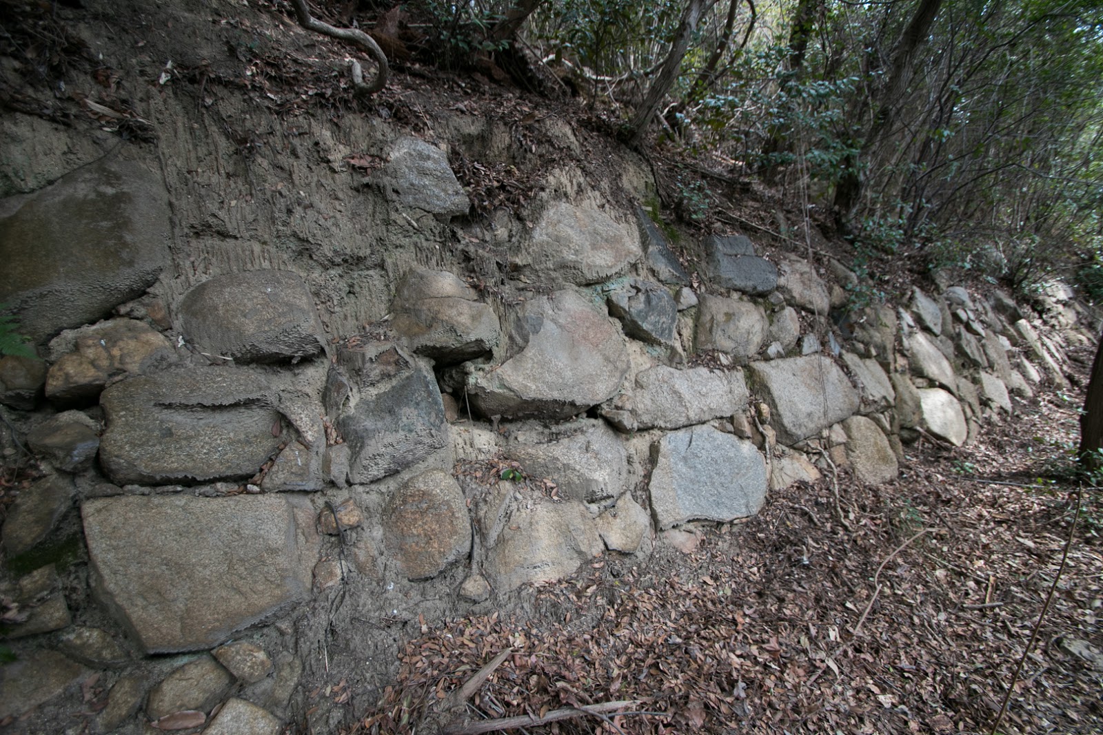 Shimotsui Castle -Castle looking down straight and bridge- | Japan ...