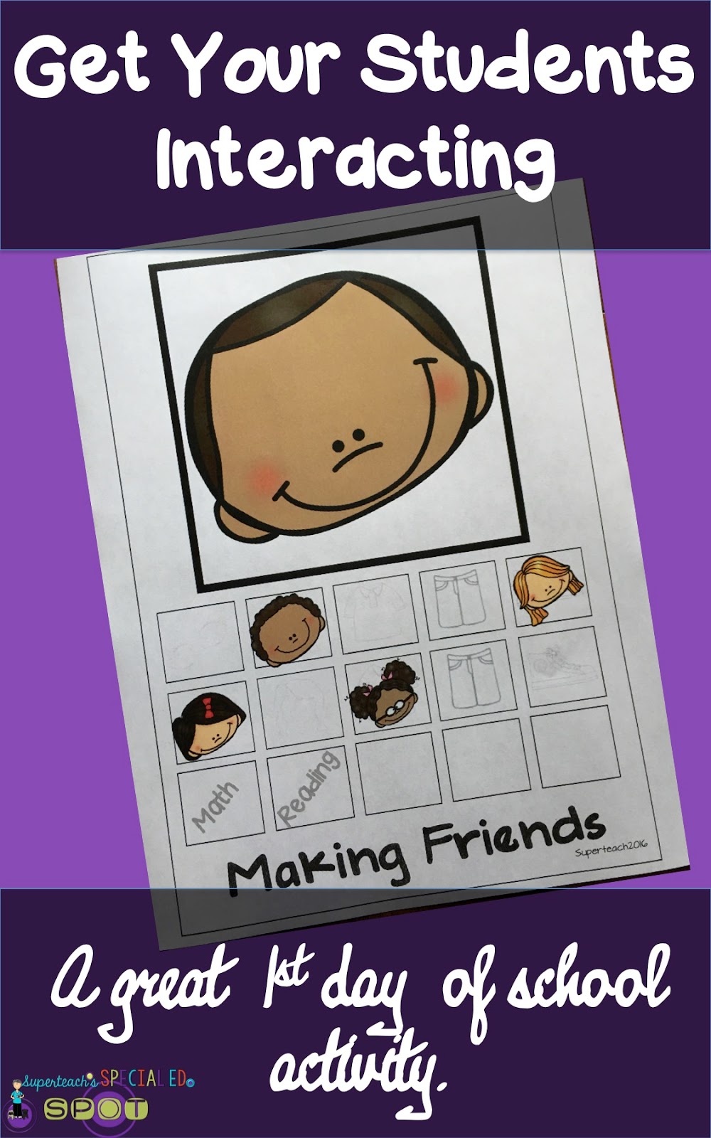 Get Your Students Interacting on the 1st day of School | Superteach's ...