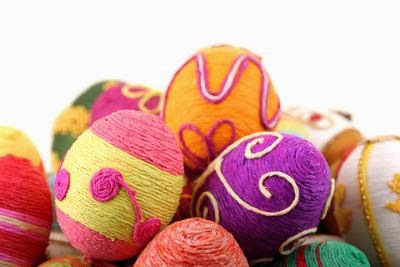 Easter Yarn Eggs | Munchkins and Mayhem