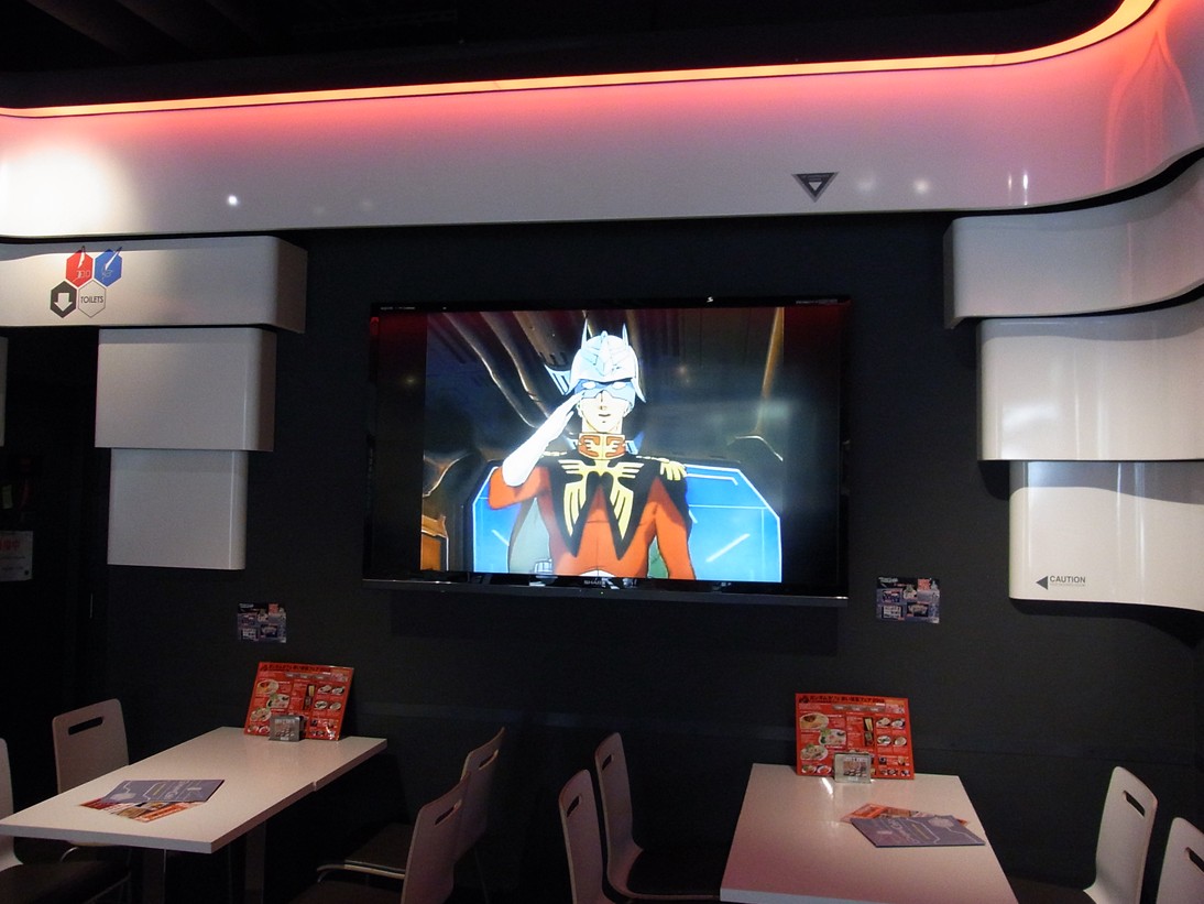 GUNDAM GUY: Gundam Cafe (Akihabara, Tokyo) - The Red Comet Fair 2013 w ...