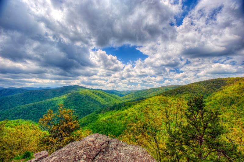 East of the Blue Ridge: Spring in the Blue Ridge Mountains