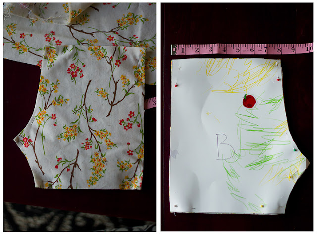 A Pocket full of goldfish: Paperbag Balloon Shorts Tutorial