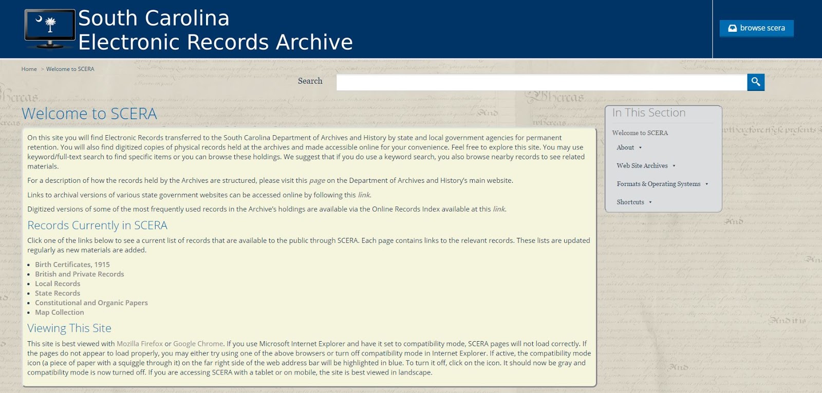 UpFront with NGS: SC adds a new online electronic records archive