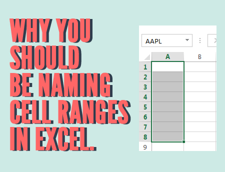 Excel Tip #17 - Shortcut to Naming Cells or Ranges and Why You Should ...