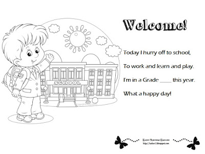 Enjoy Teaching English: WELCOME BACK TO SCHOOL POEMS