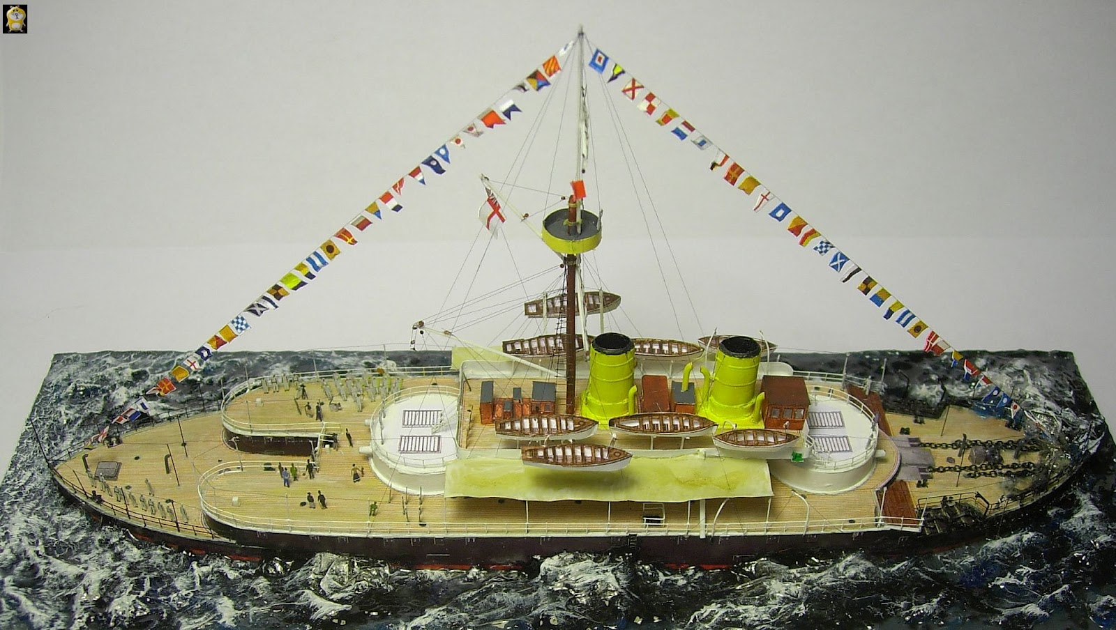 The Mad Hamster's Modelling: HMS Devastation, 1876: piękne brzydactwo
