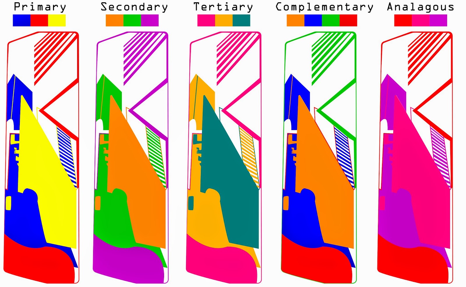 Jairek's design principles blog (4963): Colour Theory Examples