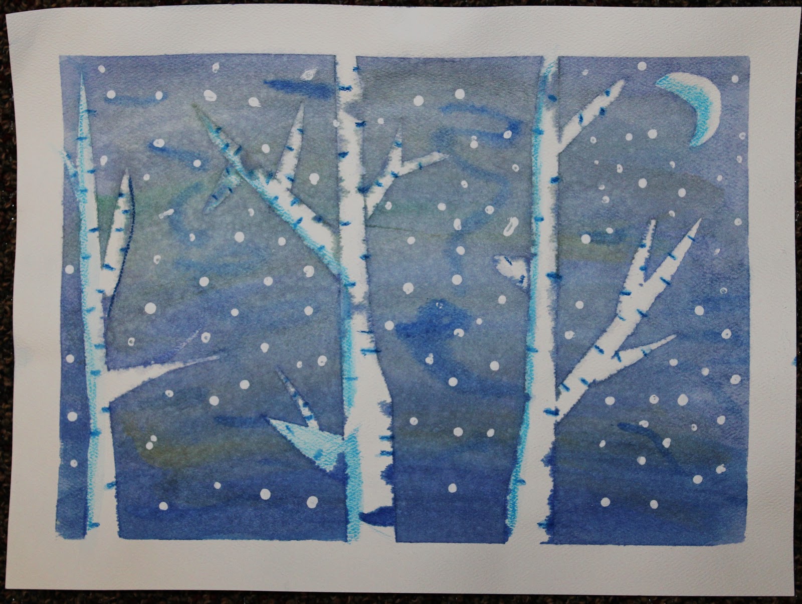 artteajannell: Winter Birch Trees