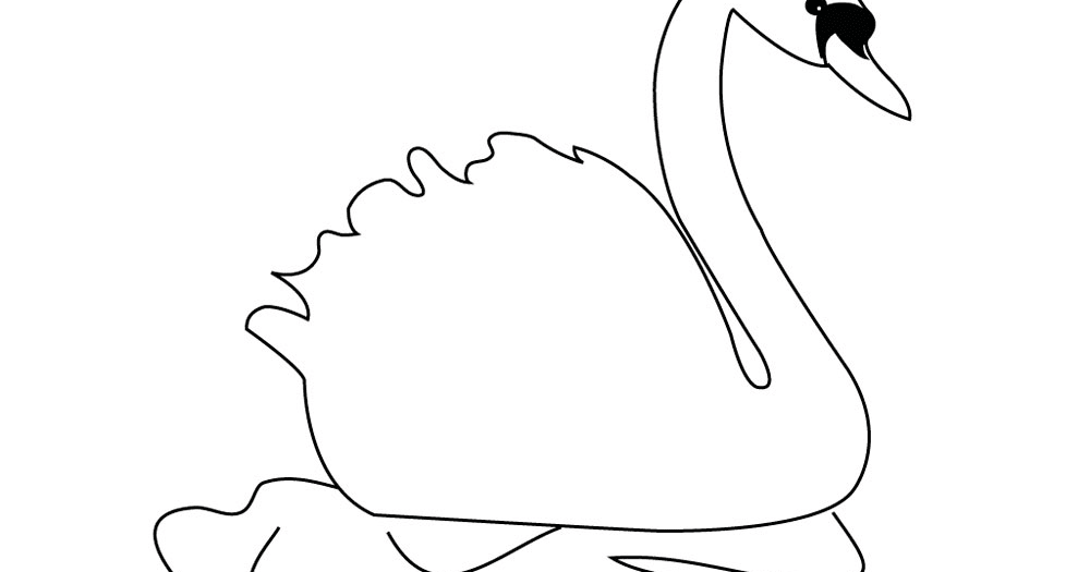 gambar mewarnai anak paud: Gambar Mewarnai Angsa Untuk Anak PAUD dan TK