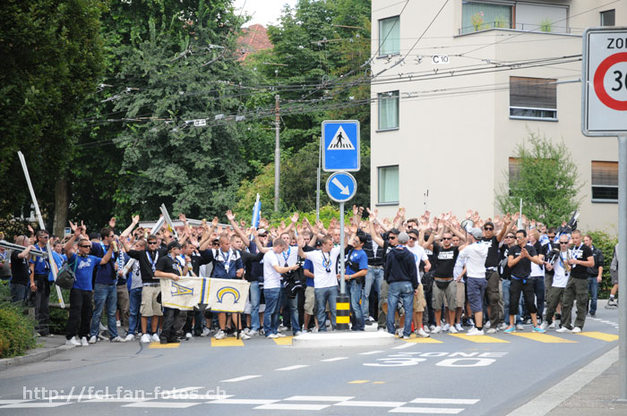 Ultras Way: FC Luzern – FC Thun 31.07.2011