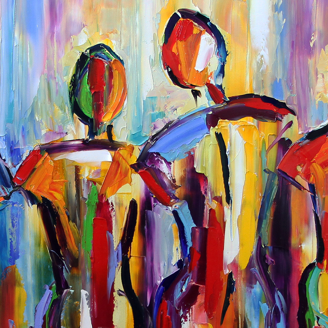 Daily Painters Abstract Gallery: Mid Summer Night's Gathering ...