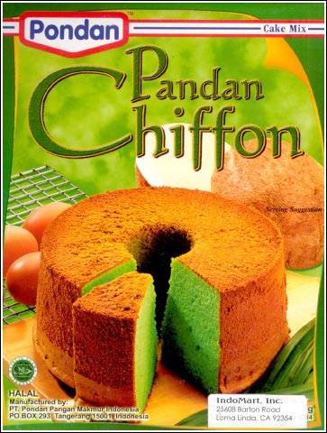 Toko Sin Fa: Recept Pandan Cake, sponscake