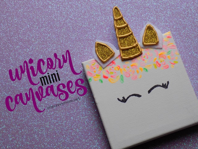 One Savvy Mom ™ | NYC Area Mom Blog: Unicorn Mini Canvas