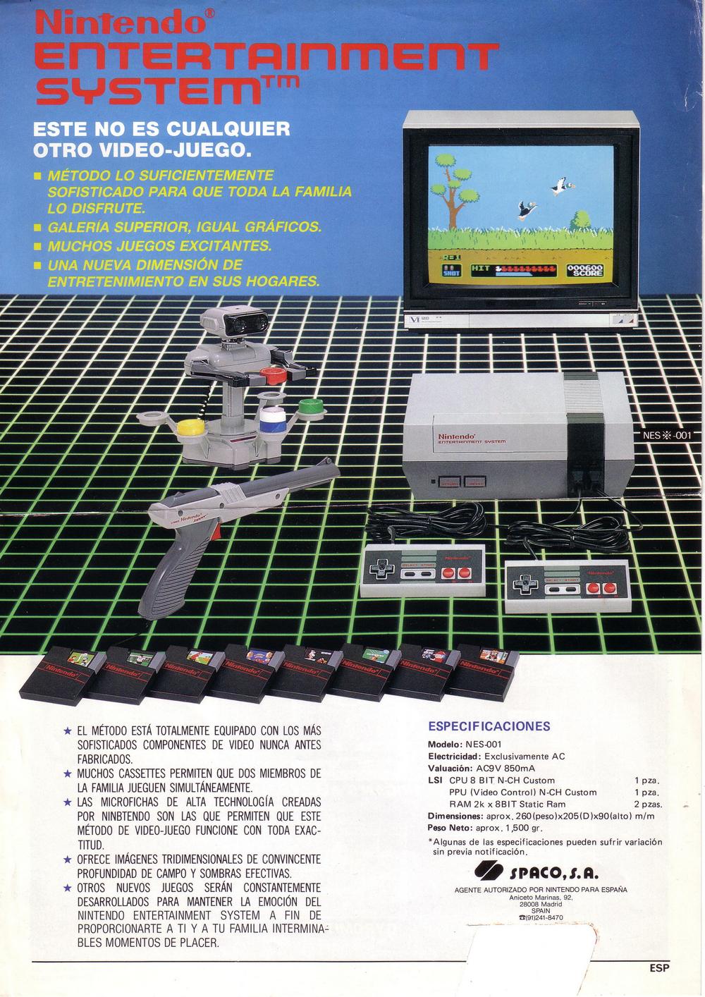 El gran vicio RETRO: NES; publi y packs