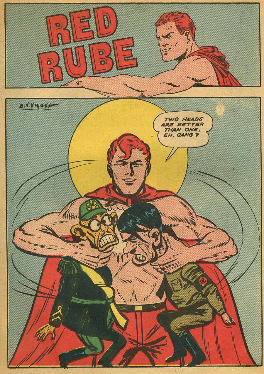 Red Rube smashed Hitler and Hirohito