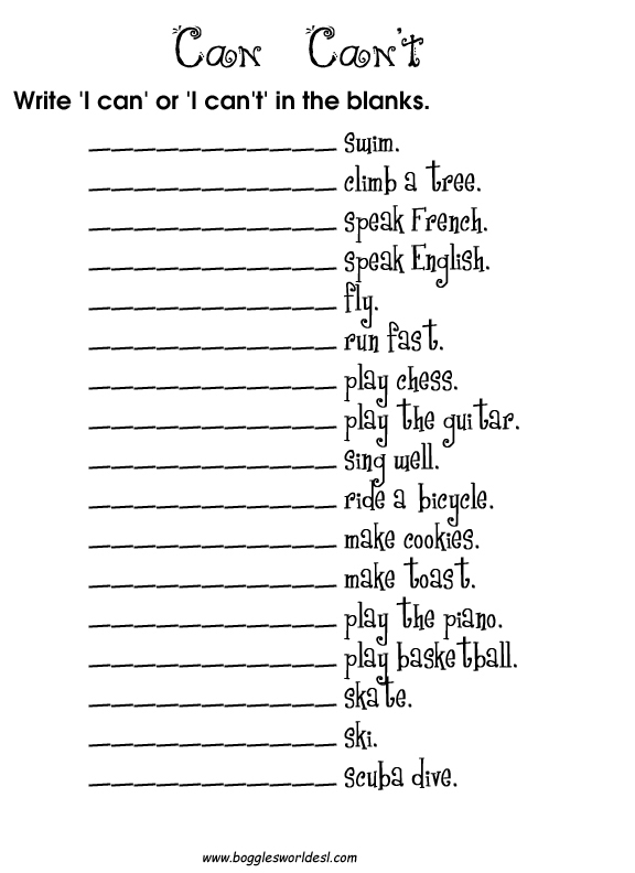 Funny English!: Worksheet 5