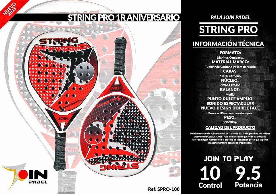 BIANCO & FUNICCI: JOIN PADEL STRING PRO PRIMER ANIVERSARIO.