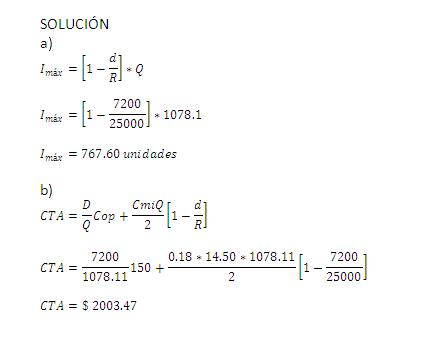INVESTIGACIÓN DE OPERACIONES: MODELO LEP (LOTE ECONÓMICO DE PRODUCCIÓN)