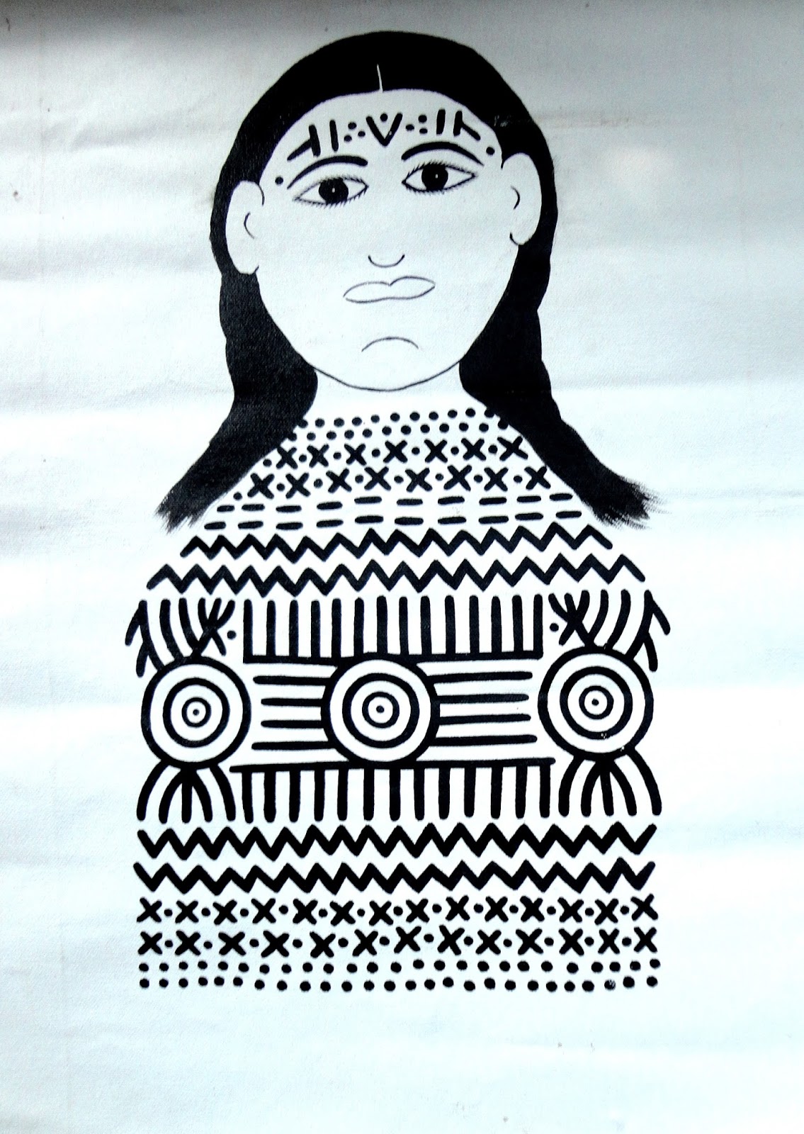 GOND AND BHIL ART: Tattoo Art of the Baiga tribe.