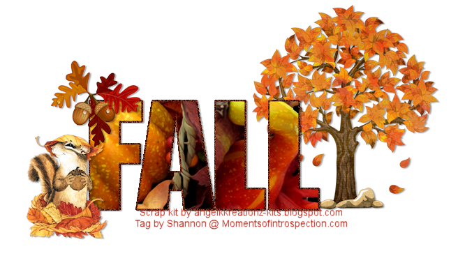 Moments of Introspection: Fall Tag and Graphic By Me
