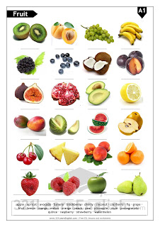 321 Learn English.com: ESL vocabulary: fruit (basic) (level: A1)