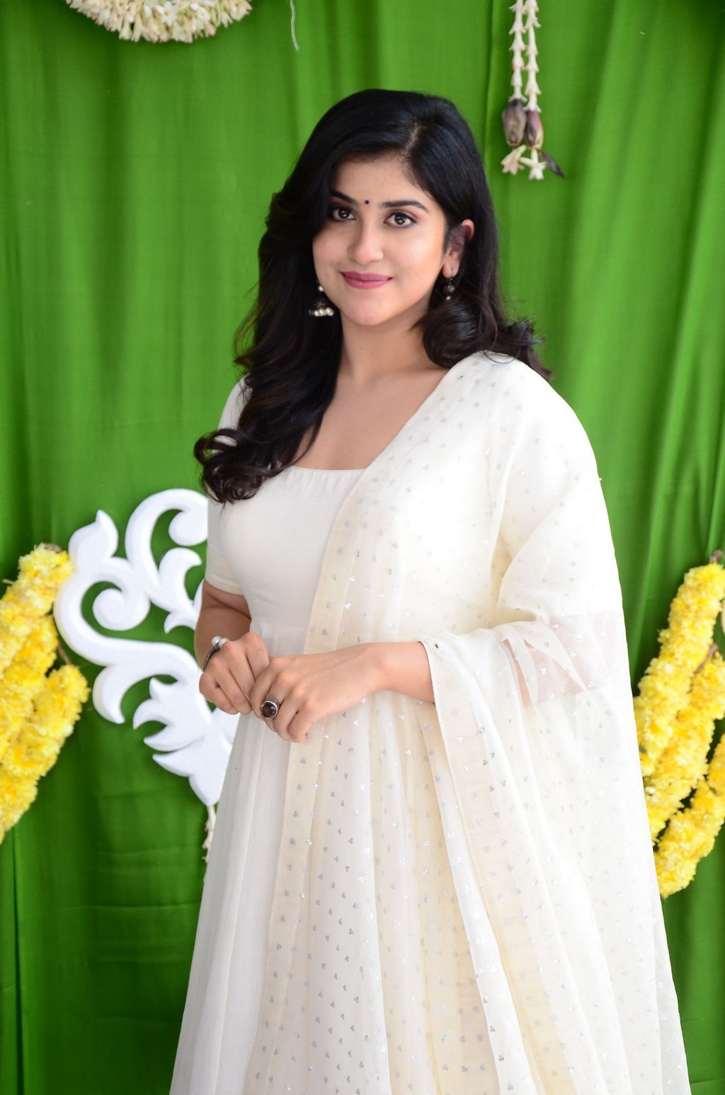 Manisha Raj at Panja Vaishnav Tej’s Debut Movie Launch - South Indian ...