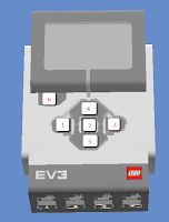 Easy projects for Lego Mindstorms EV3 Robot: Manual control from EV3 Brick