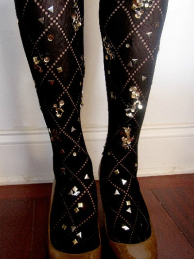 CLOTHING: DIY Embellished Stockings