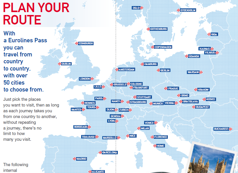 Economical Way Around Europe via Eurolines