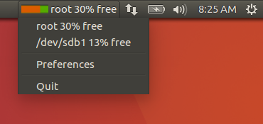 SpaceView: Ubuntu File System Usage Indicator ~ Web Upd8: Ubuntu ...