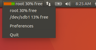 SpaceView: Ubuntu File System Usage Indicator ~ Web Upd8: Ubuntu / Linux blog