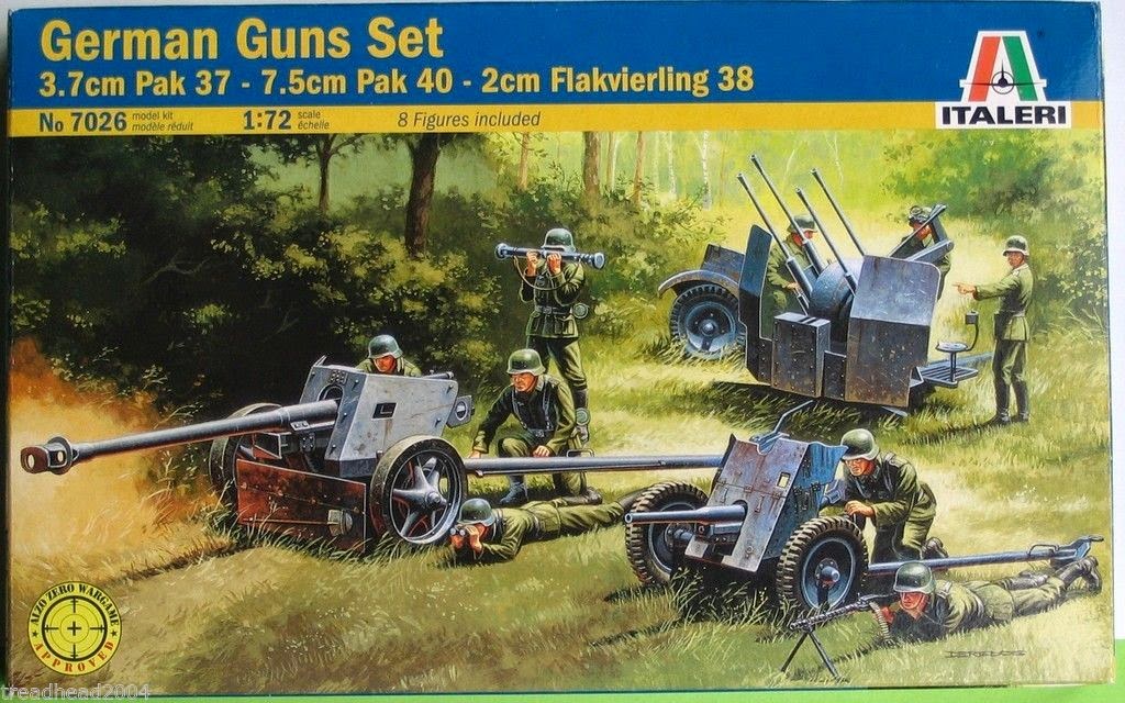 Aurelius Legion: Italeri 1/72 Scale WW2 German PAK 40 - WIP