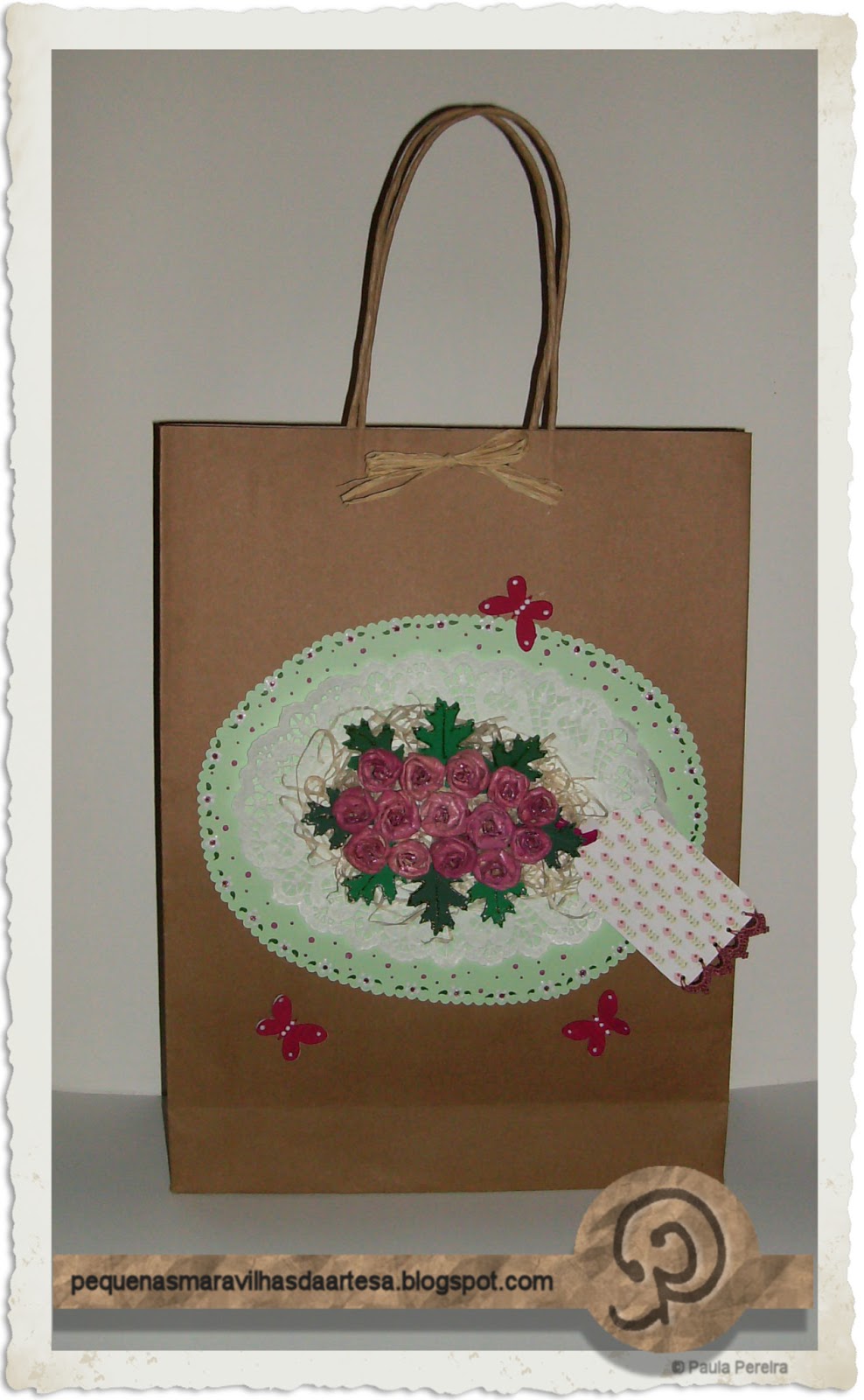 Pequenas Maravilhas da Artesã: Saco craft