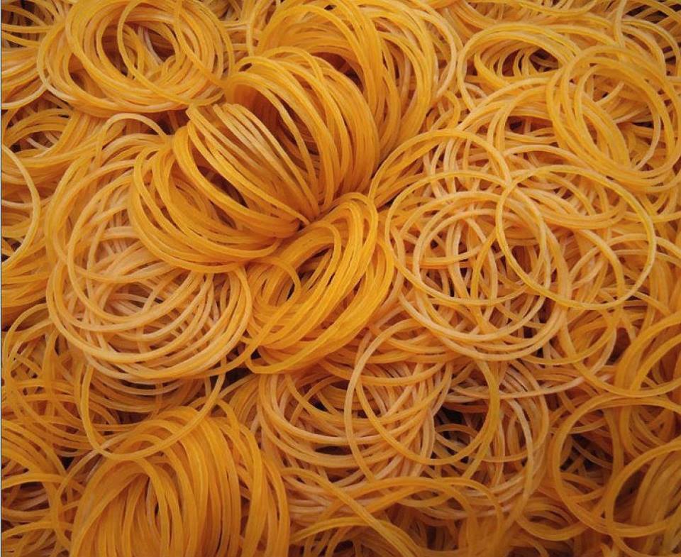 Plastic rubber bands