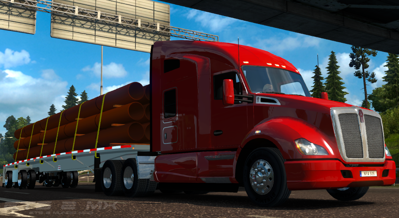 Tractocamiónes de ATS en ETS 2 al Tráfico (Versión 1.0) - ETS 2 Mundo Mod