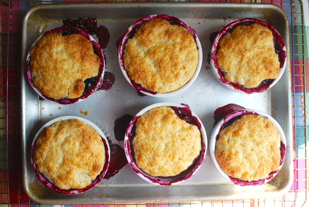 Mini Mixed Berry Cobblers - Always Order Dessert