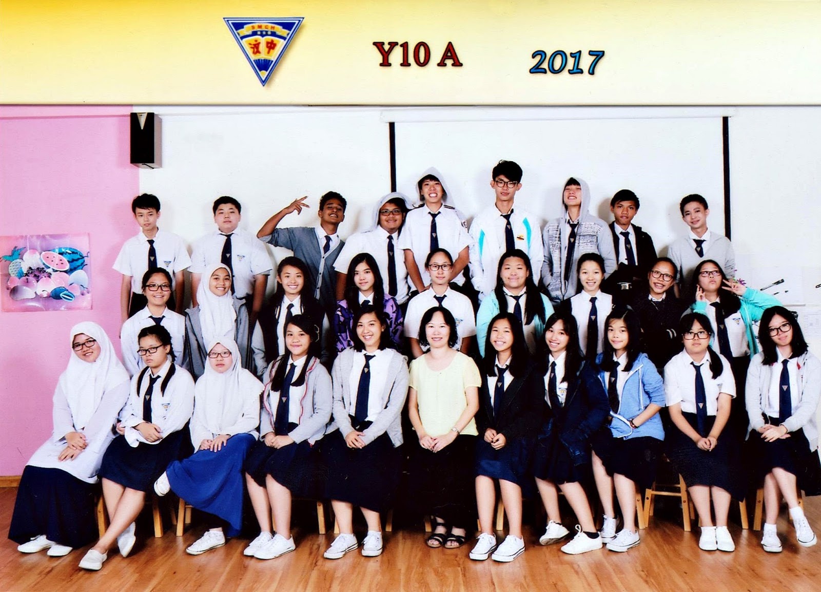 The C Siblings: 2017 Group photos of Class Y3Yw, Y9B & Y10A