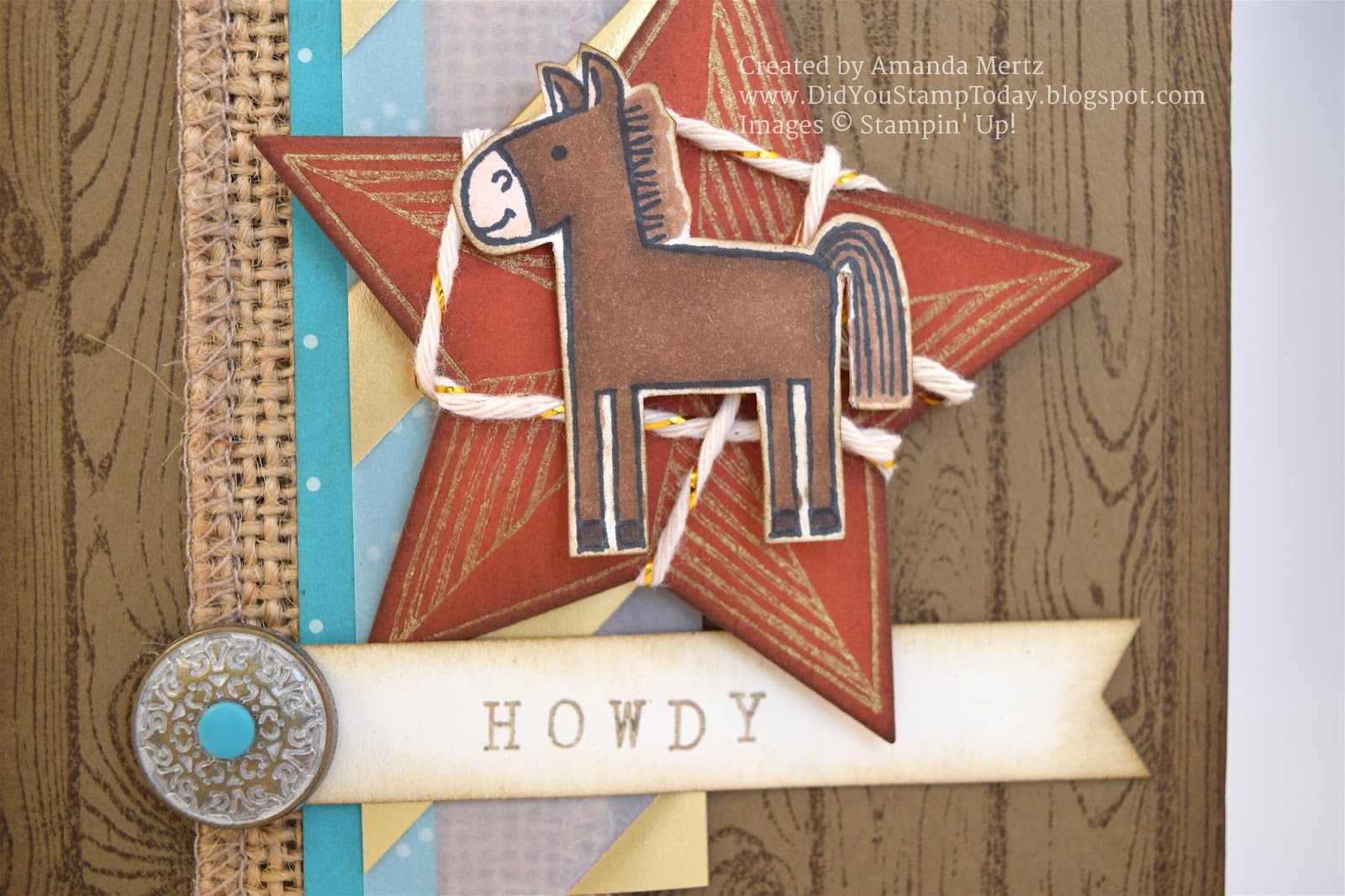 Did You Stamp Today?: Howdy Partner - Stampin' Up! Barnyard Babies