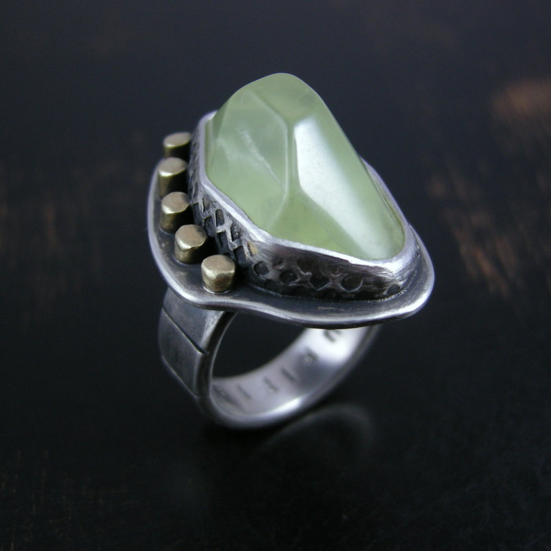 Purified: Primitive Prehnite ring build photos...