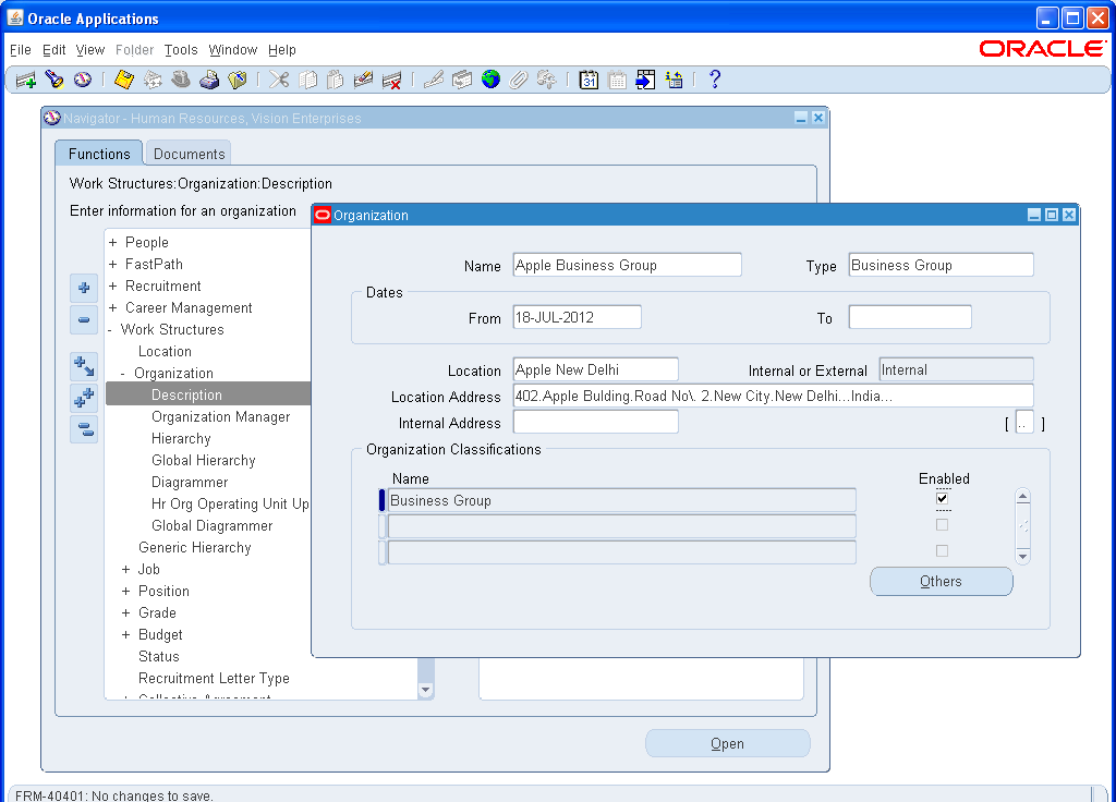 Oracle E-Business Suite R12 Financials: Defining Multi Organization