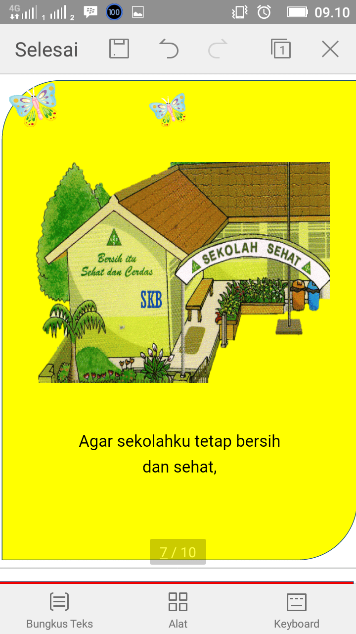 Literasi di sekolah: Media Big book, Mini book dan word wall