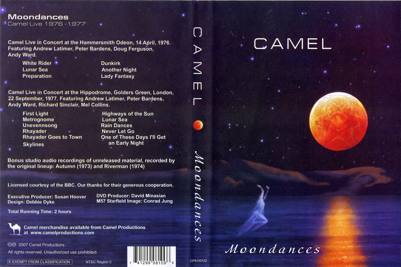 BANCA DO ROCK Rock Concert DVD: 3258 - DVD - CAMEL 1976 - 1977 - BOOTLEG