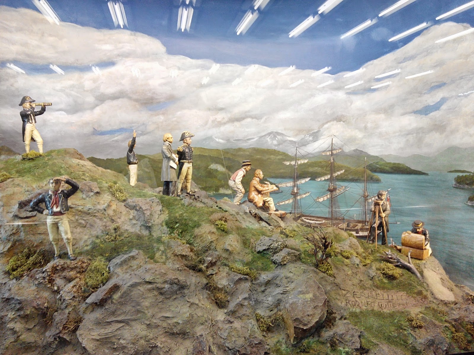 Curioseandando: Dioramas en el metro de Santiago de Chile I