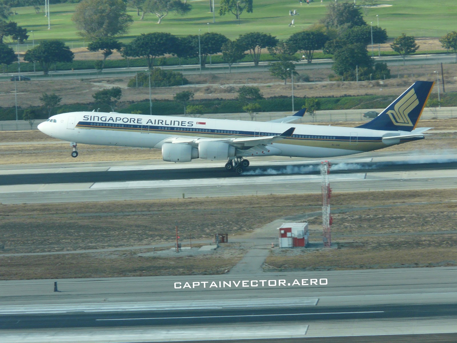 View from the control tower: Shot of the day quiz revealed: LAX A340 ...