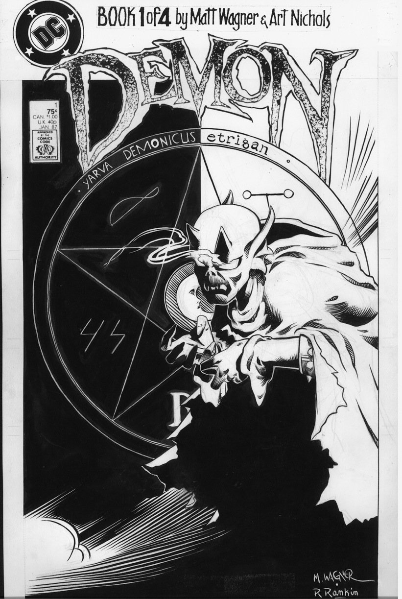 DC Comics of the 1980s: 1987 - Anatomy of a cover - The Demon #1