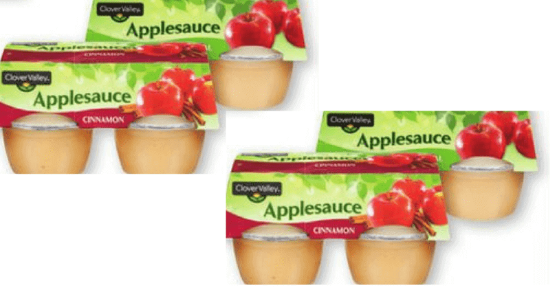Dollar General: Clover Valley Applesauce 56 Cents Per 4-Pack!