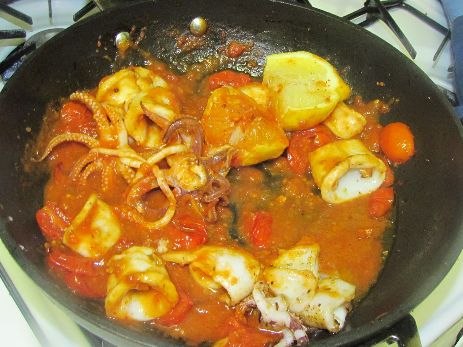 Skinny Gourmet Guy: Calamari-Ghetti!